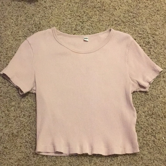 Uniqlo | Tops | Uniqlo Light Purple Top | Poshmark